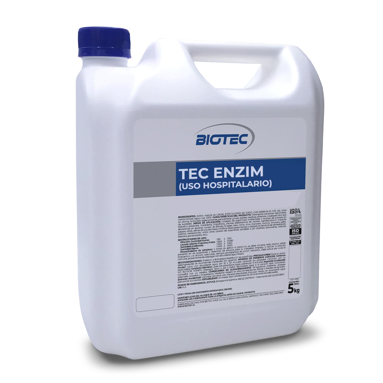 TEC ENZIM (USO HOSPITALARIO) - Biotec